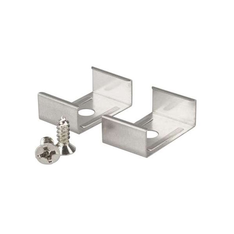 2x Halteklammern, inkl. Schrauben, Edelstahl, CHF 3.25